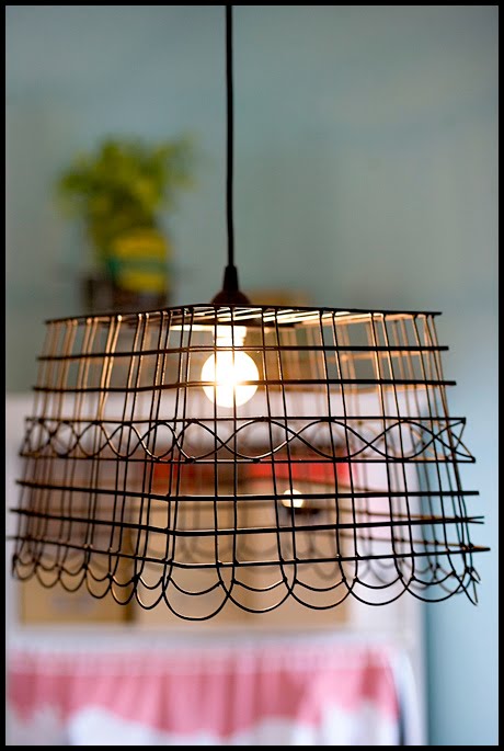 Anthropologie Inspired Hanging Lamp | Remodelaholic