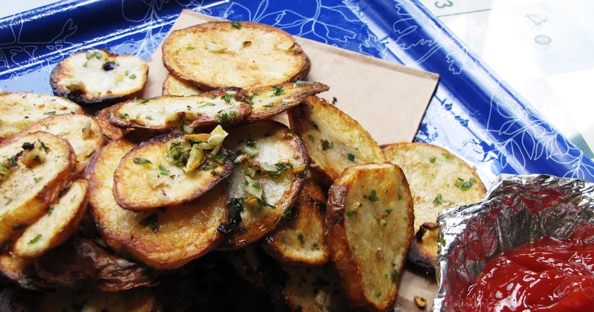 Dang It Delicious: Garlic Red Potato Circles...like round fries