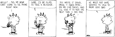 Smiles: Calvin and Hobbes