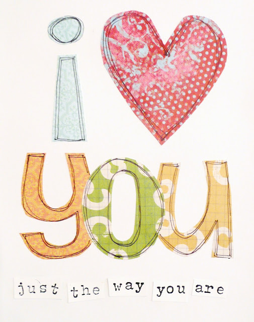 Art by Erin Leigh: just the way you are.