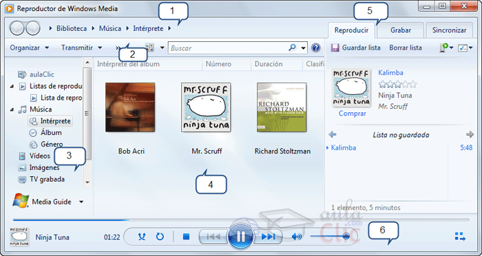 Windows 7 Reproductor De Windows Media