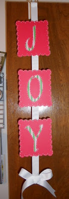 Nothin' Fancy: JOY Banner