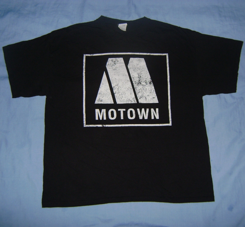 Podshop: MOTOWN record label t shirt.