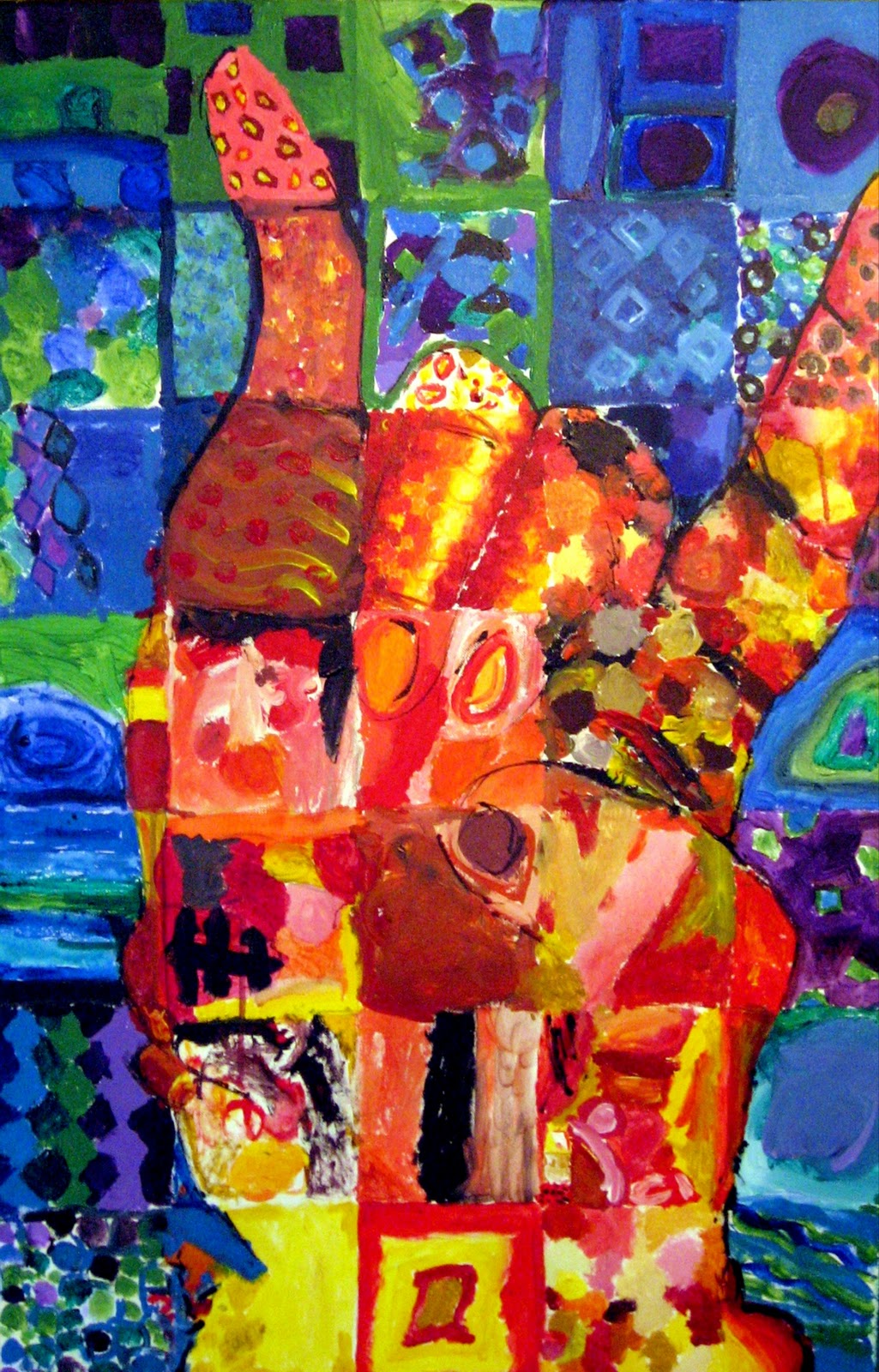Kids Art Market: ASAP: Chuck Close Pattern Hand