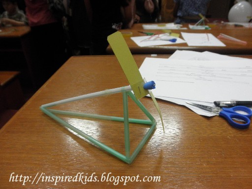 inspiredkids: 21.12.10: Making a wind powered straw car