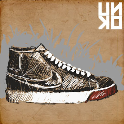 Unkommon Kolor!!!: Get $#!+ Done MONTH: 10 min sketch: Nike Blazer