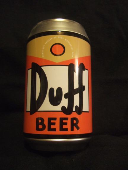 Beer Can Museum Happenings: Duff Beer, Homer's Fave