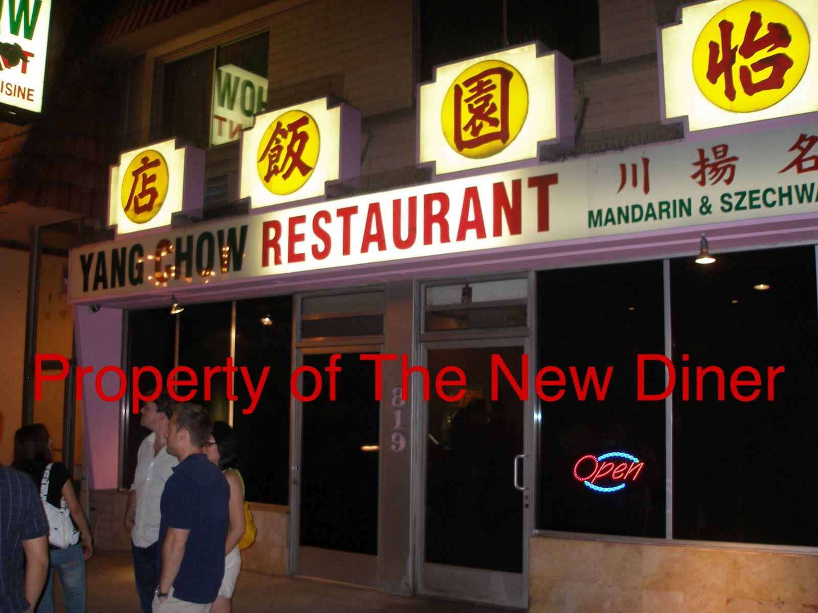 The New Diner: Yang Chow