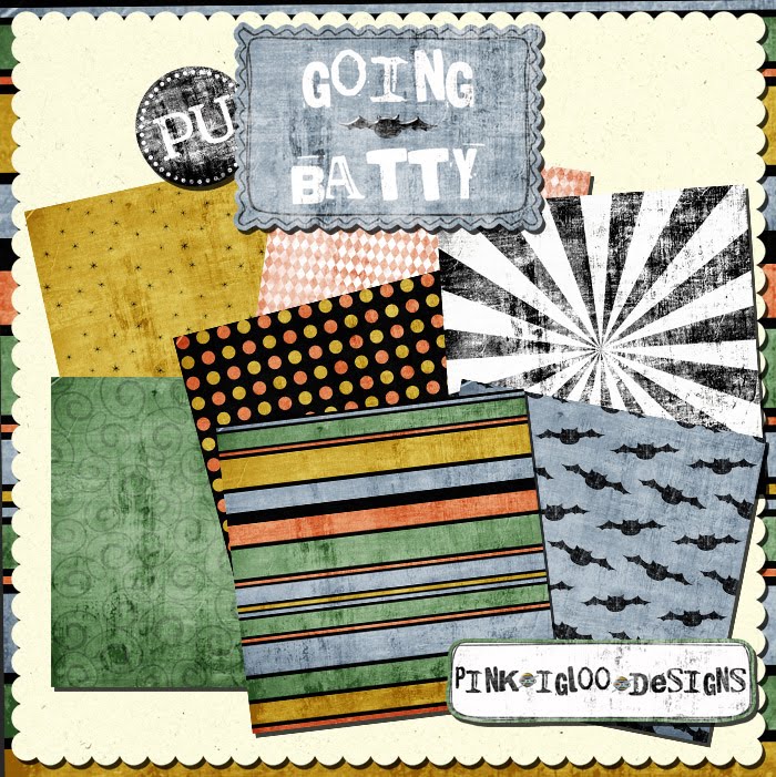 Miss Crafty Pants: Free Mini Digi Kit: Going Batty