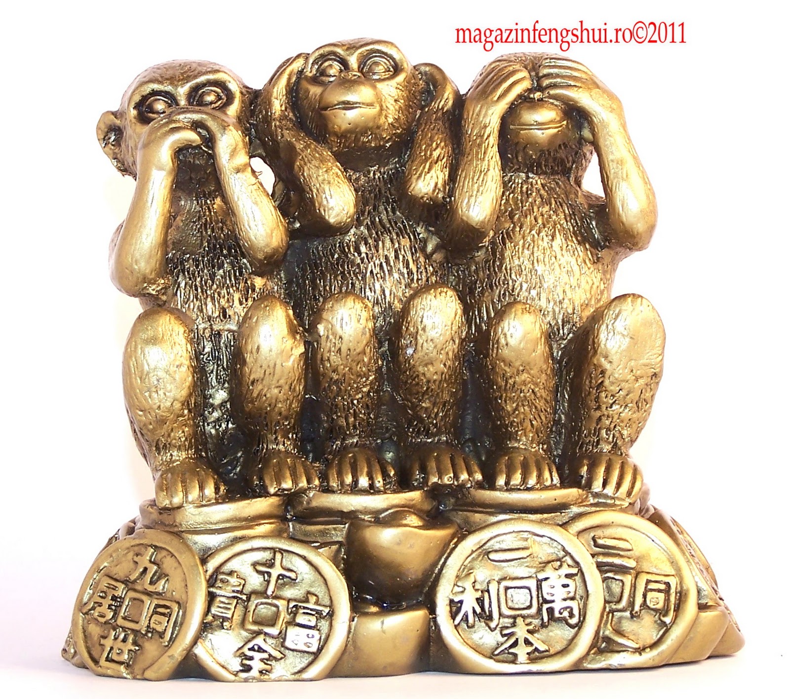 Magazin Feng Shui: Cele Trei Maimute ale Intelepciunii asezate pe ...