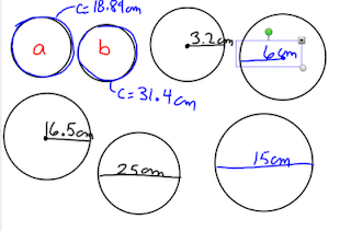 Sargent Park Math Zone: Circle Homework