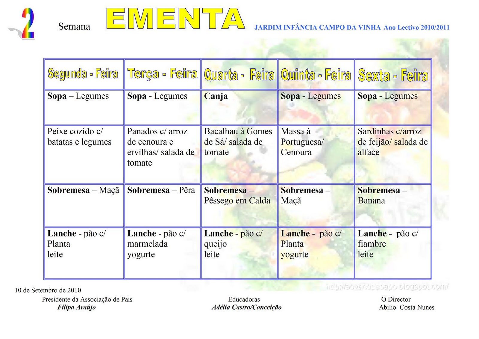 Eulalitos: O almoço - tempo de aprendizagem e de convívio