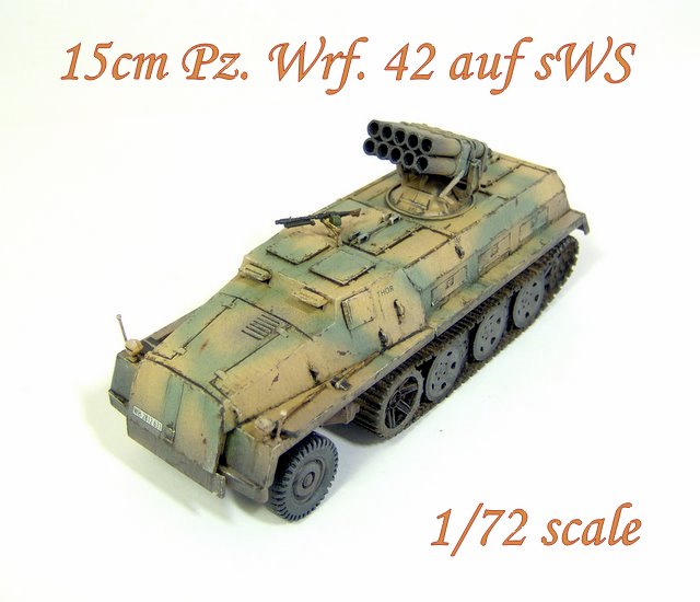 Gulumik Military Models: 15cm Pz.Wrf. 42 auf sWS 1/72 Maco - Gallery