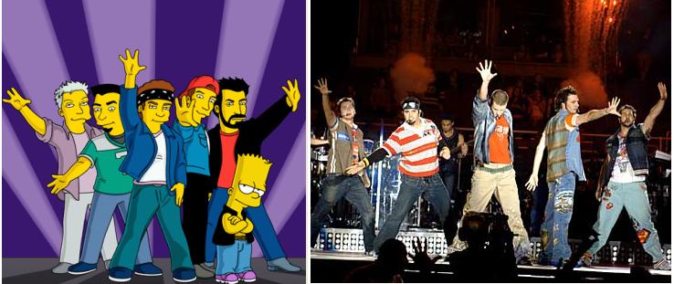Quem poderá nos defender?: Grupos\Cantores em " Os Simpsons" #1