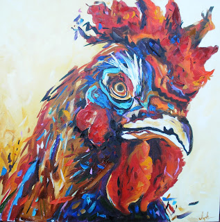 Kay Wyne Fine Art Blog: Red Rooster