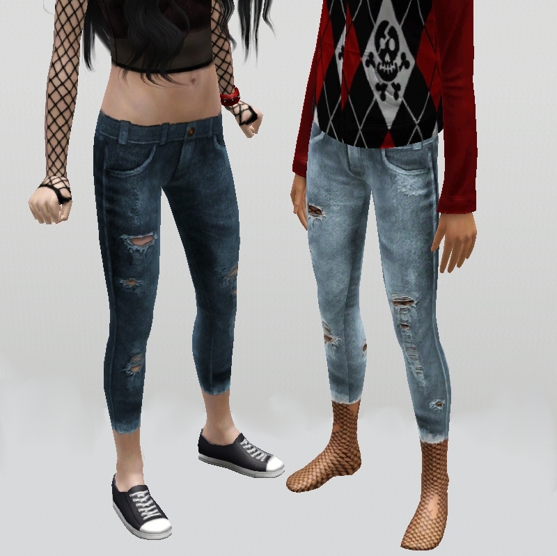 Sims 3 Fashion Blog: Ripped Skinny Jeans