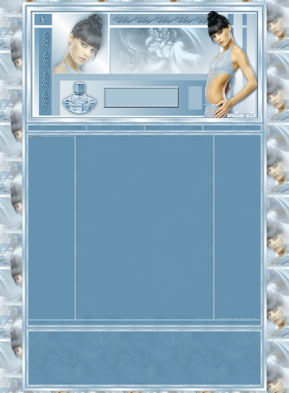 Templates Alicia: template Azul