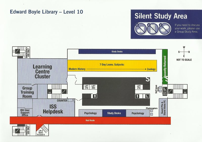 Design Times: University Library: Edward Boyle - Floor plans