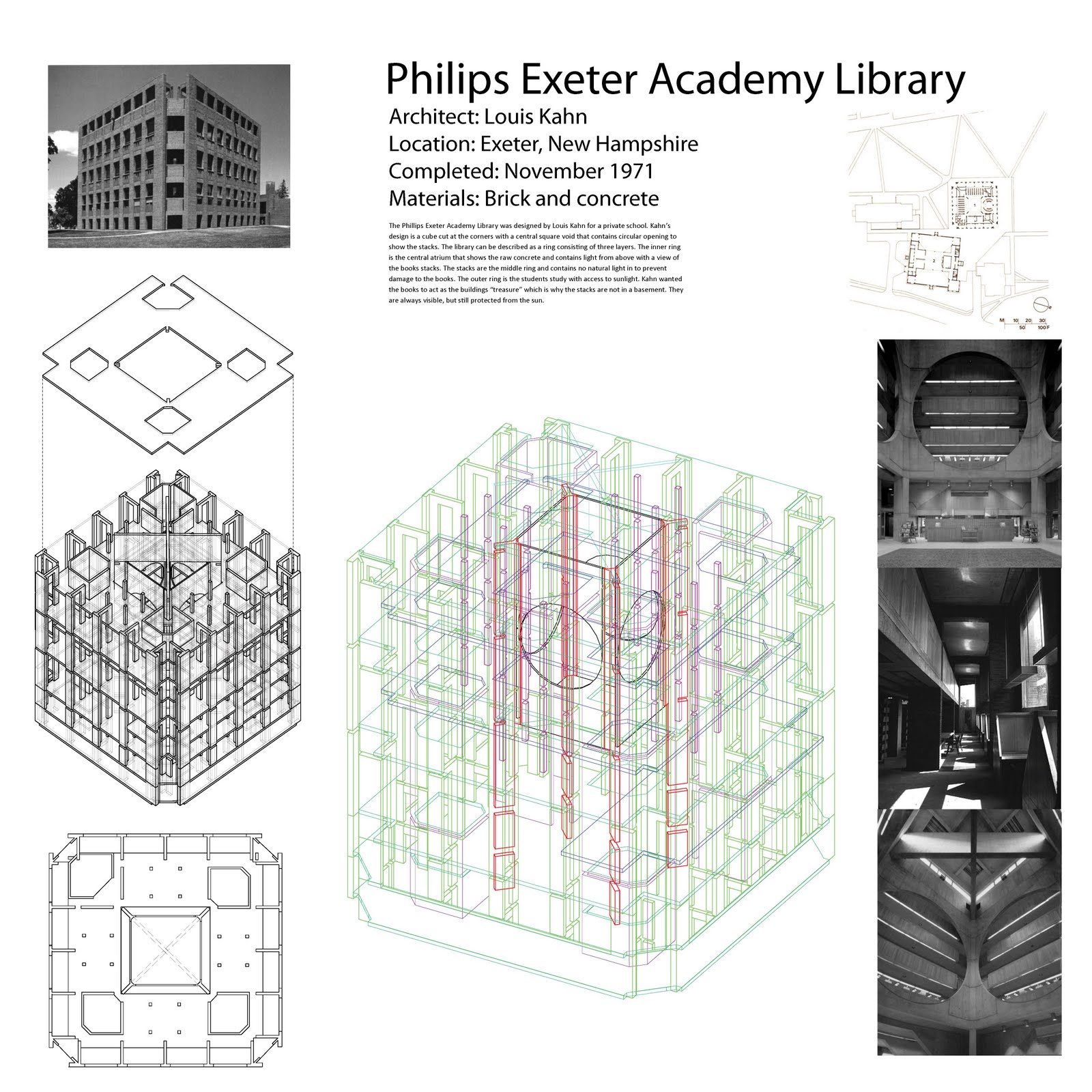 ARCH 3501 . Fall 2010 . Danielle Smyth: Exeter Library Final