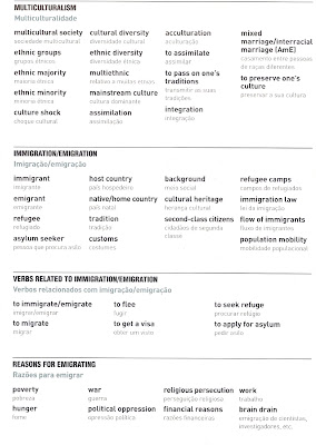 TicTacToe: Multiculturalism - Vocabulary