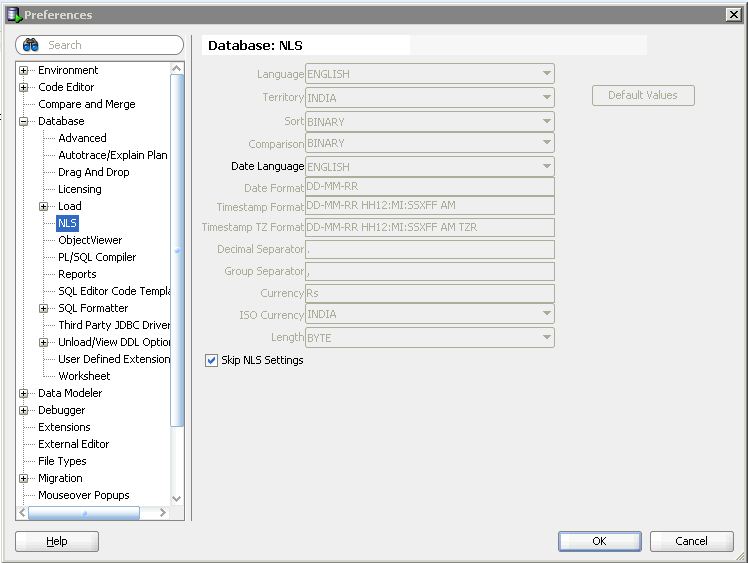 My experiments with oracle ERP applications: SQL Developer is not ...