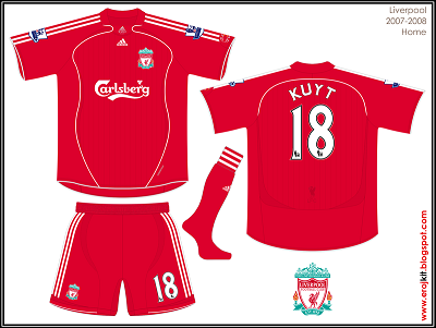 Kit Design, by eroj: 2006-2008 Liverpool (Home, Away e Third)