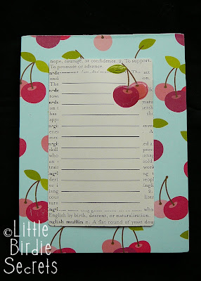 how to make your own notepads | Little Birdie Secrets