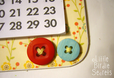 mini calendar magnets | Little Birdie Secrets