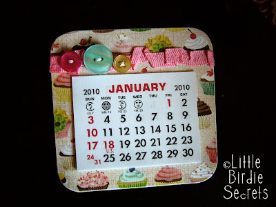 mini calendar magnets | Little Birdie Secrets