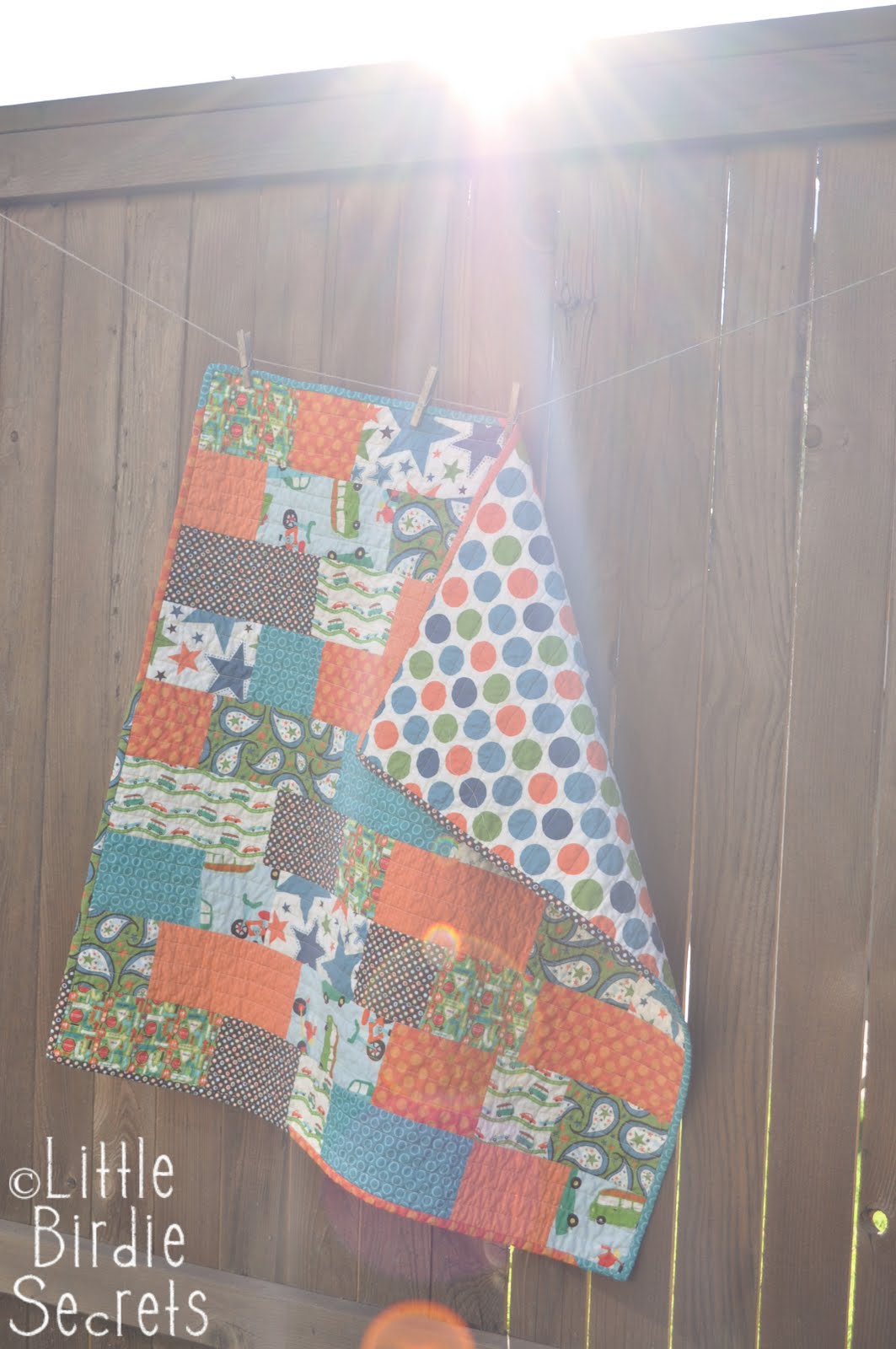 quick and easy baby quilt | Little Birdie Secrets