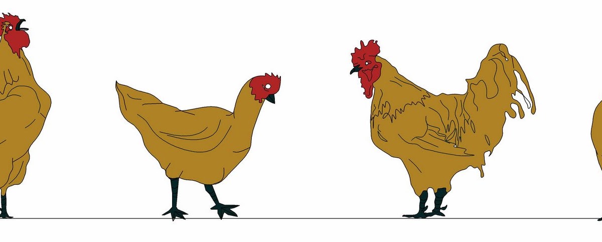 Animal Cad Blocks - Elevation - Chicken - 001 - Free 2D/ 3D AutoCad ...
