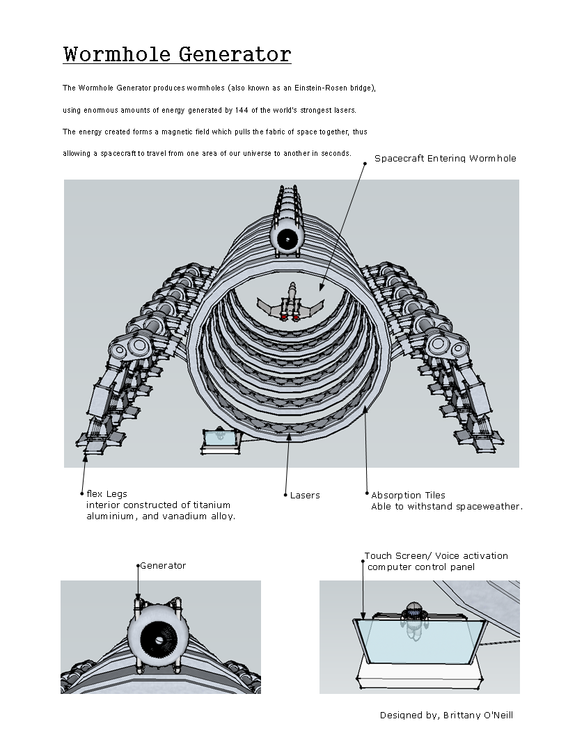 Brittany O'Neill: Wormhole Generator Poster
