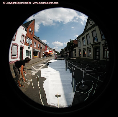 Rayel 7: Edgar Mueller: pinturas 3D en el pavimento