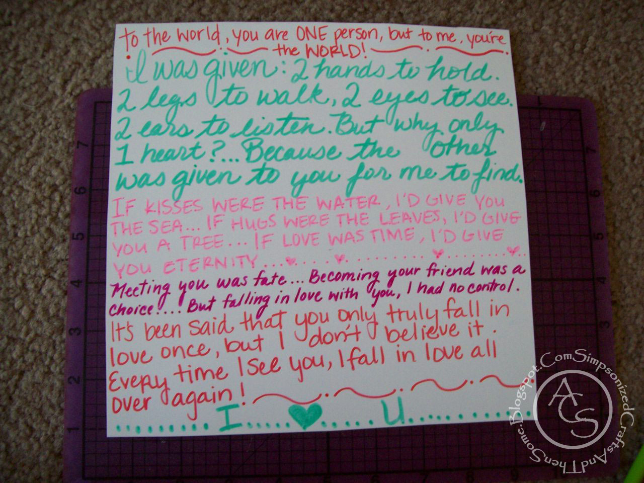 SIMPSONIZED CRAFTS: How to: Message Puzzle in Balloon Bouquet