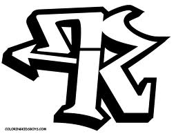 graffiti walls: Graffiti Letters " R " Alphabet Design