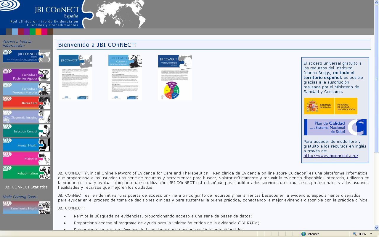 La JBI COnNECT ahora es PLUS - Enfermeria Basada Evidencias (EBE)