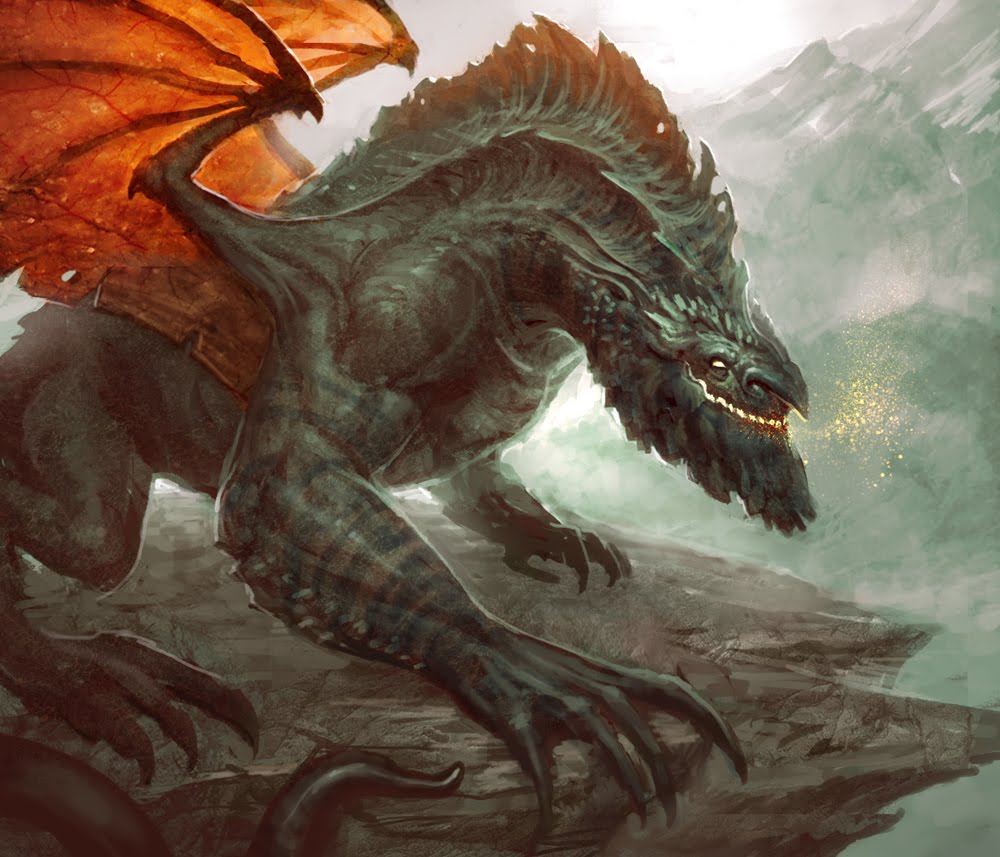 Andrew Olson Illustration: Talisman: The Highland -Mountain Dragon
