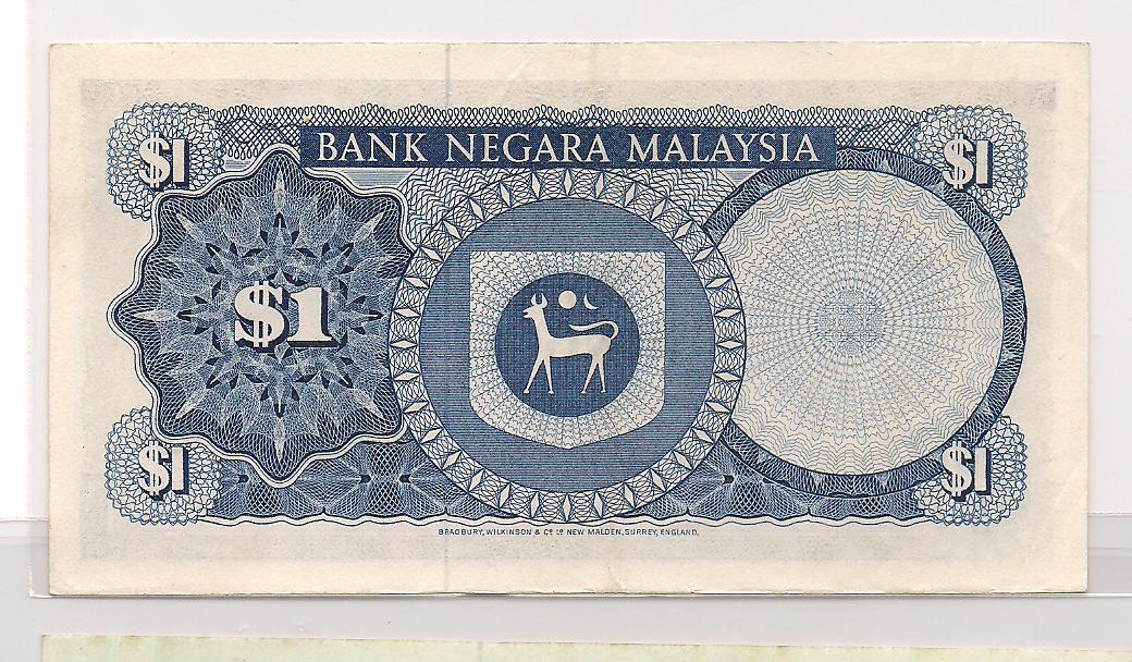 Malaysia Banknote & Coin: Malaysia 1st Series RM1 & RM5 with 1st Prefix A/1