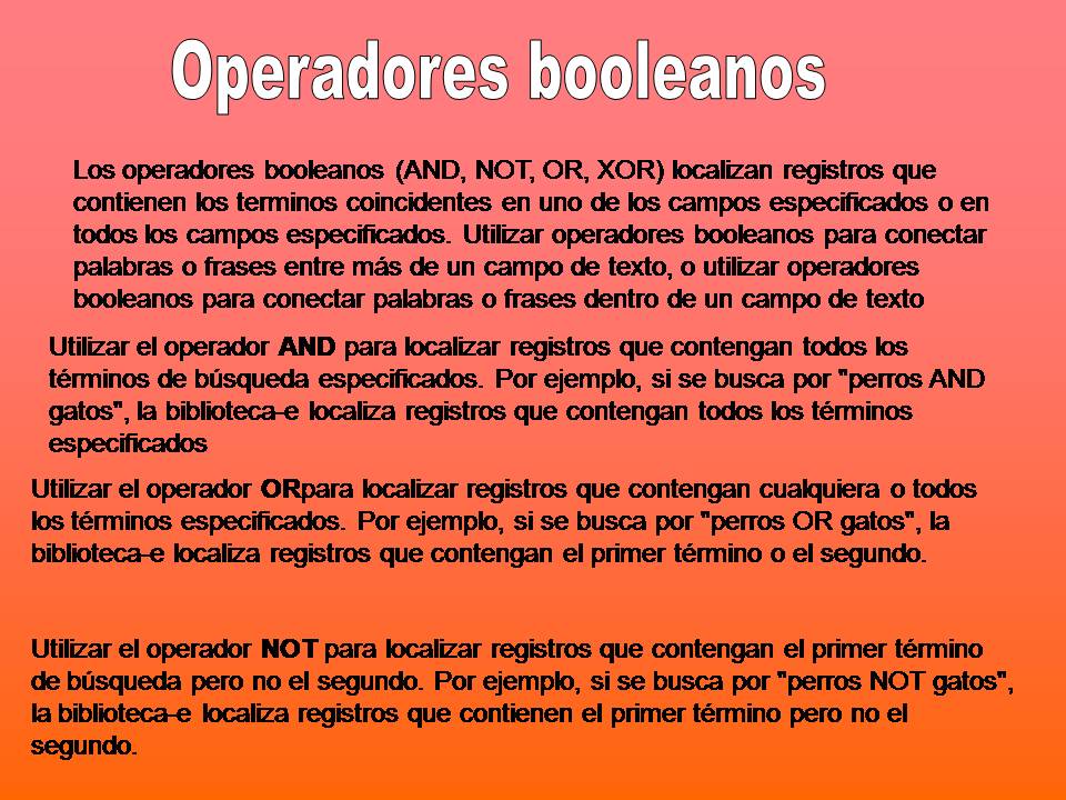 T.P informatica: OPERADORES BOOLEANOS