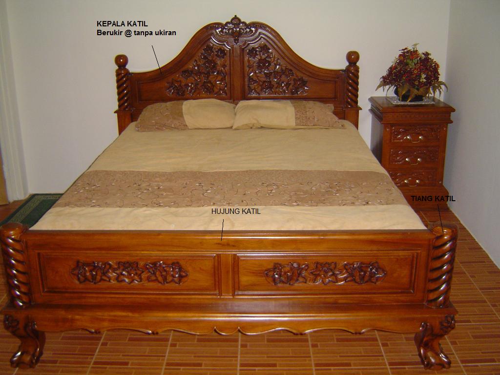 KOLEKSI PERABOT JATI DARI JEPARA INDONESIA: KATIL