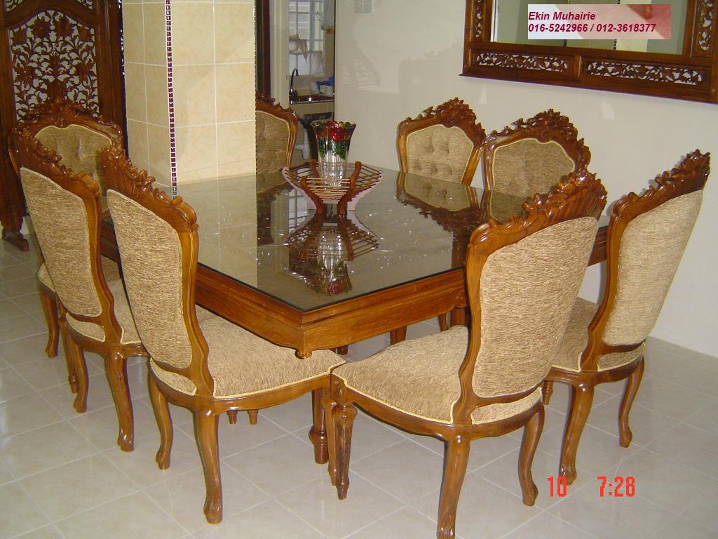 KOLEKSI PERABOT JATI DARI JEPARA INDONESIA: MEJA MAKAN