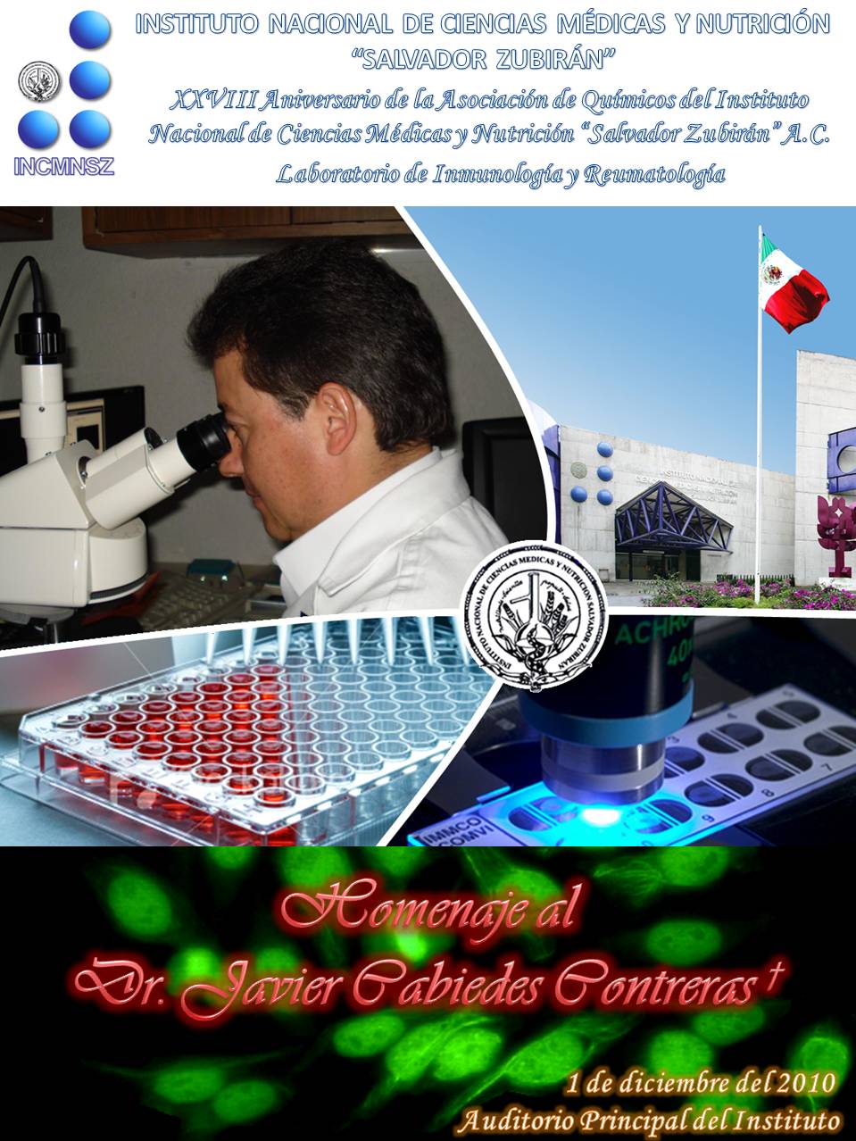 Laboratorio de Inmunología INNSZ: Homenaje al Dr. Javier Cabiedes Contreras