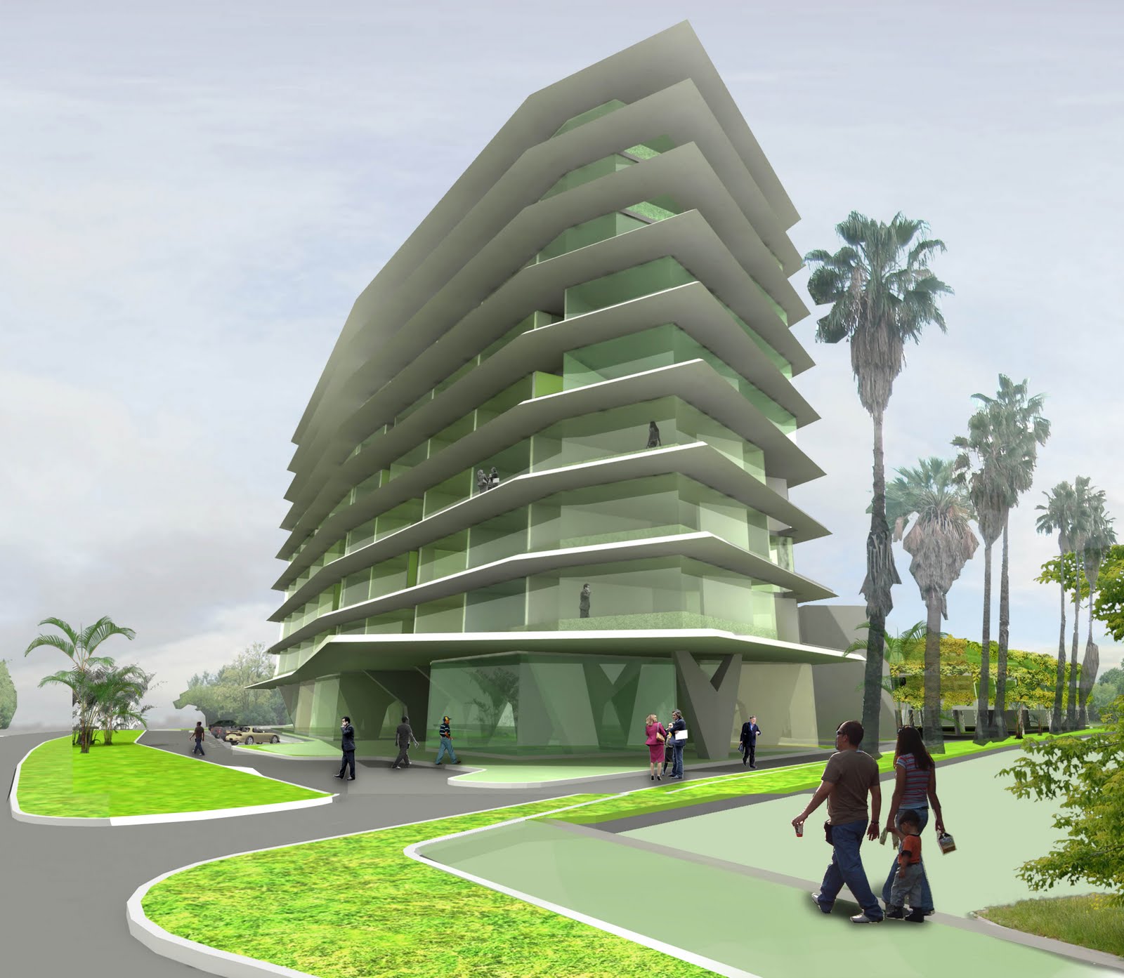 oda - oficina de arquitectura: VectorVerde - edificio de oficinas -Margarita-