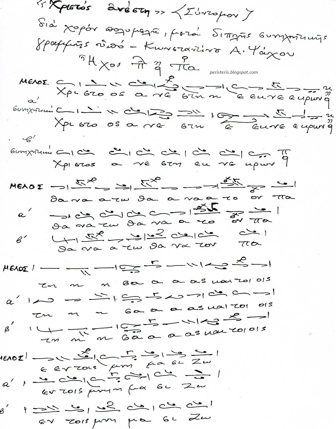 ΣΠΥΡΟΣ ΠΕΡΙΣΤΕΡΗΣ - ΤΟ ΑΗΔΟΝΙ ΤΗΣ ΜΗΤΡΟΠΟΛΕΩΣ ΑΘΗΝΩΝ: ΧΡΙΣΤΟΣ ΑΝΕΣΤΗ ...