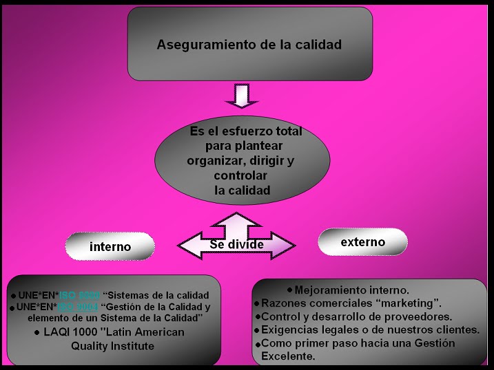 emprendedores de calidad: mapa de aseguramiento