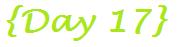 Day 17 {Invest} | cool fat