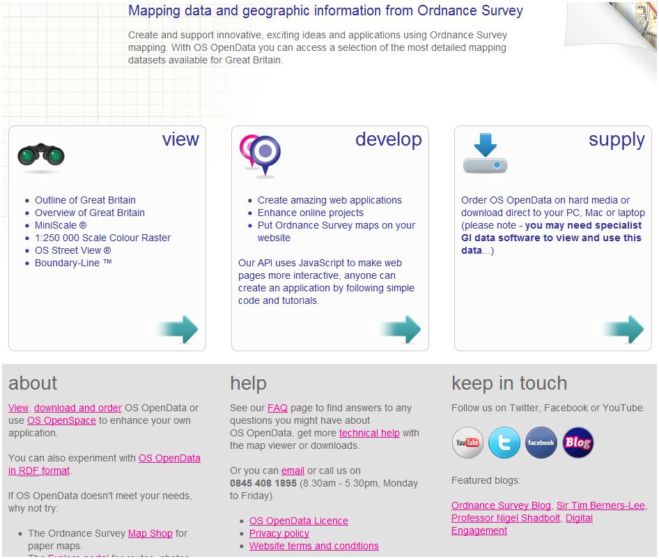 Everyday Geographies: Open Data: new map site from the Ordnance Survey