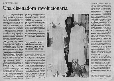 BLANCA ORAA MOYUA: HOMENAJE A MEYE