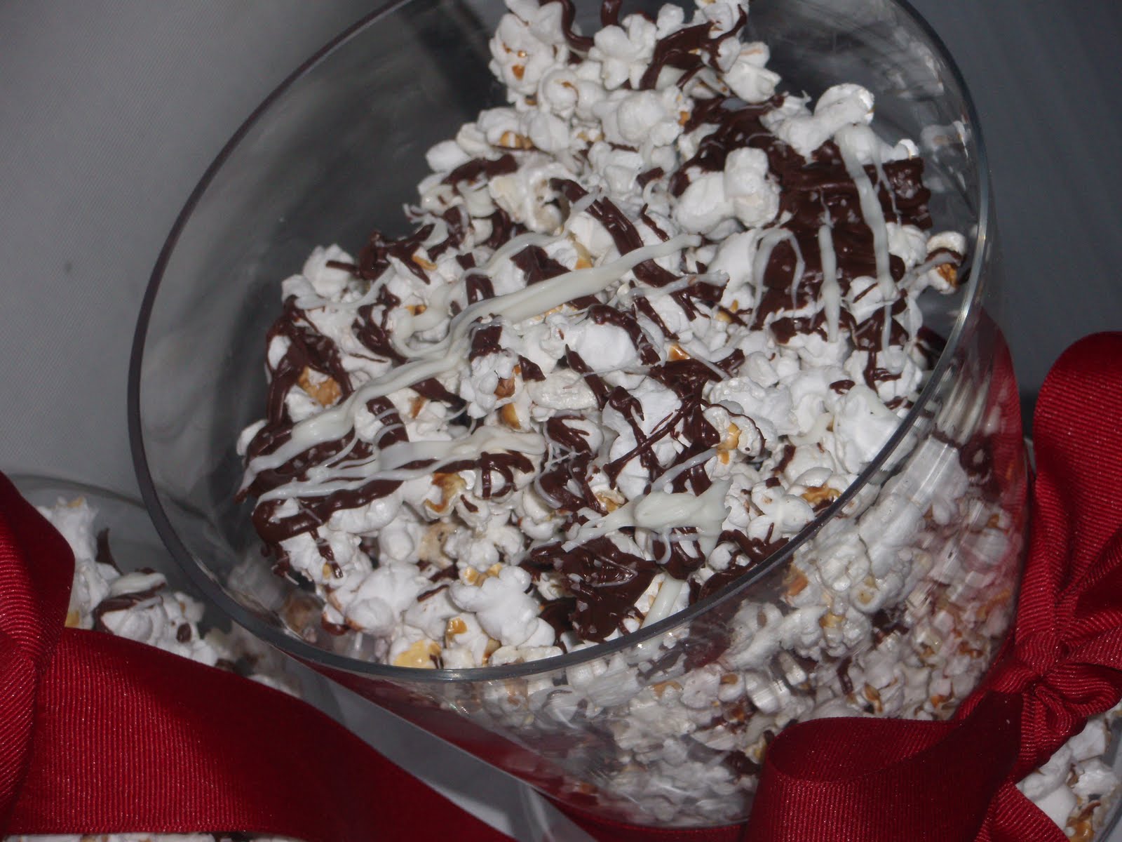 Gourmet Chocolate Covered Popcorn ~ Heat Oven to 350