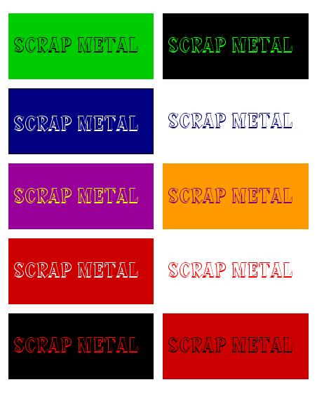 Henry Scott's Media coursework: Fonts and Colours